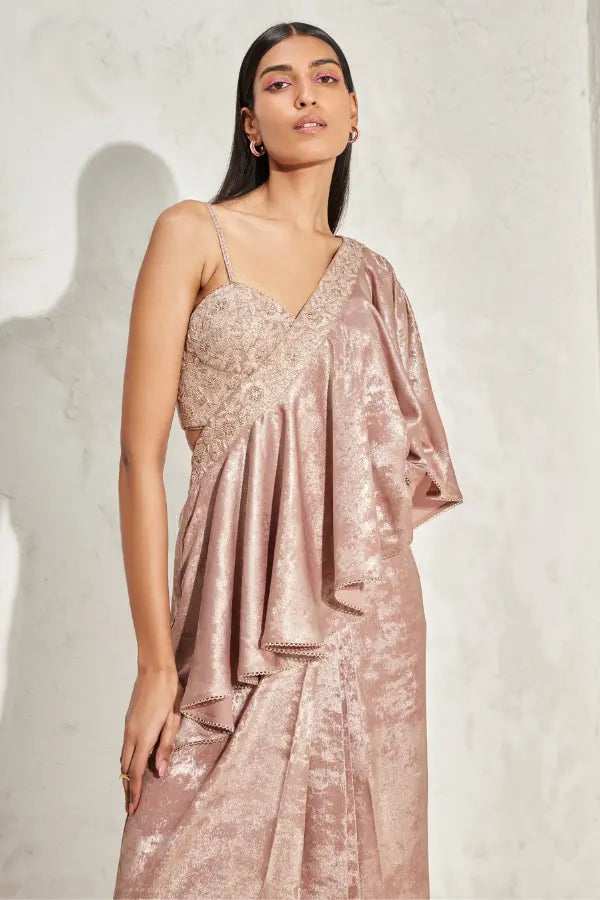 Belladonna Cape Shimmer Set – Namrata Joshipura Online